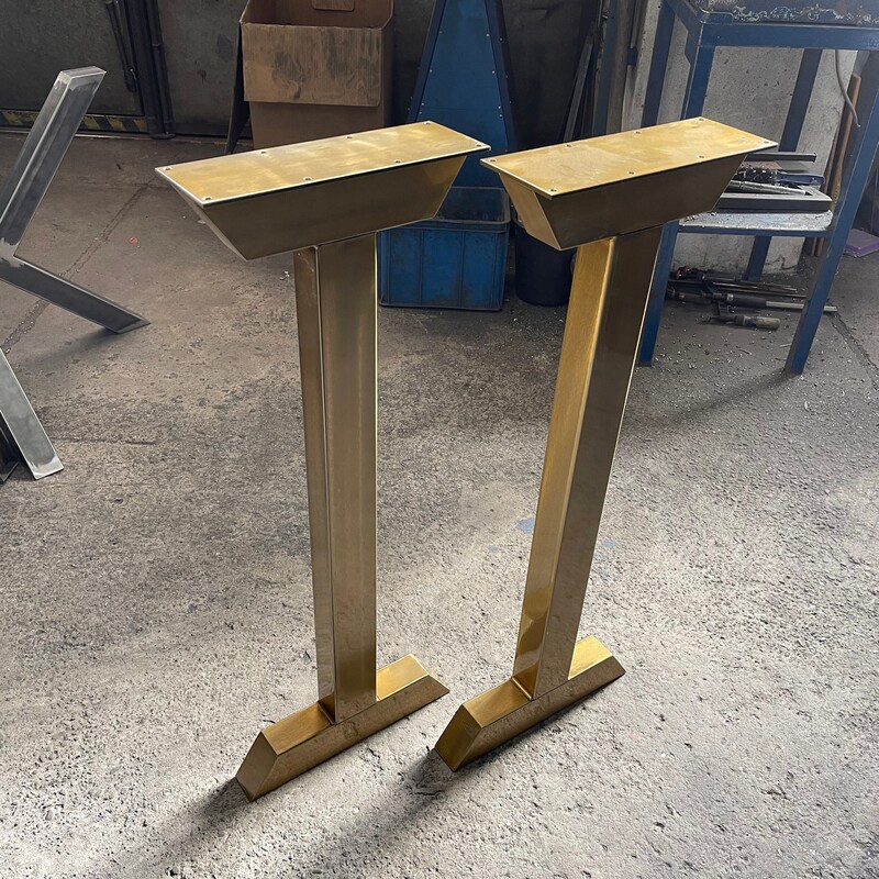 Gold Table Legs - Etsy