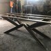 Industrial Table Legs Steel Dining Table Frame Iron Base | Etsy