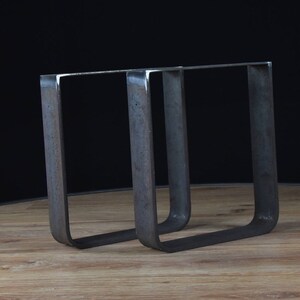 Metal Table Legs, U Shape Legs, Coffee Table Legs, Iron Table Legs, SET ...