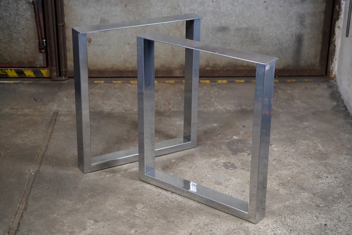 Metal Table Legs Coffee Table Legs Square Shape Legs U - Etsy