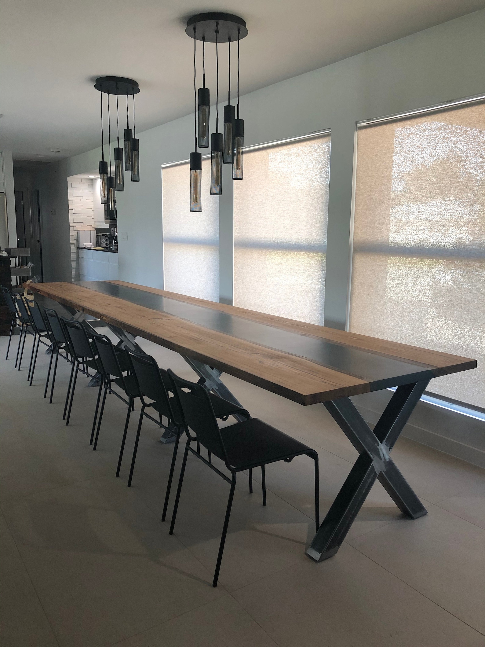 Metal Dining Table Legs. Heavy Duty Steel Table Legs set of 2 Legs ...