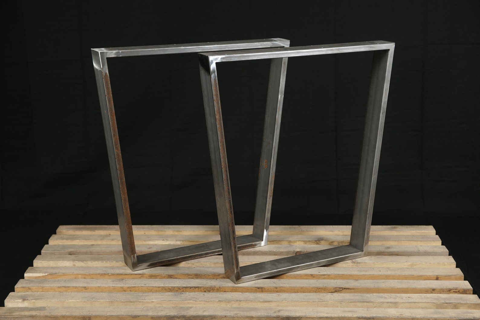 Steel Table Legs Trapezoid Table Legs Kitchen Table Legs - Etsy