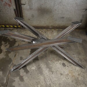 Metal Table Base, Dining Table, Iron Base, Industrial Table Base ...