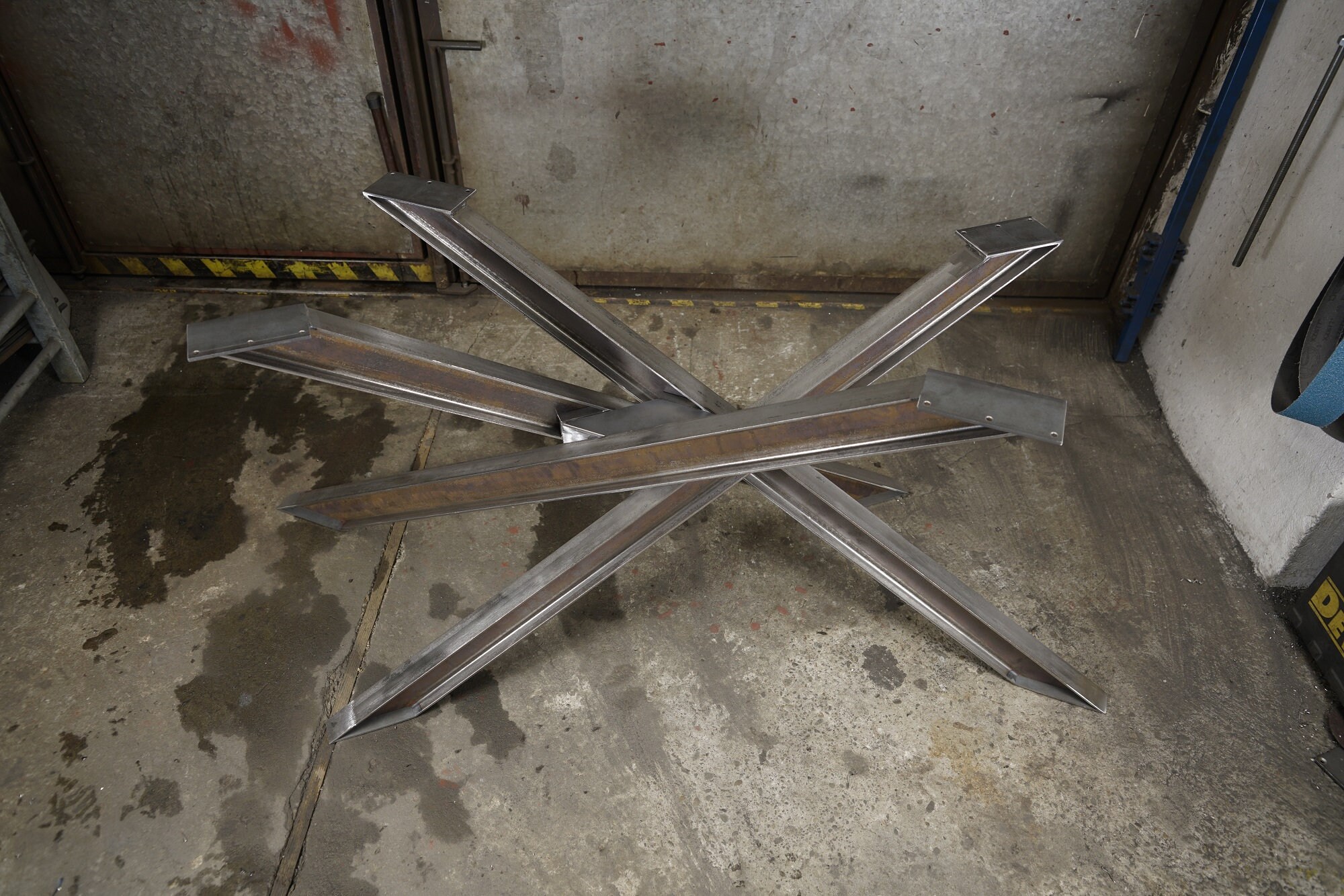 Metal Table Base, Dining Table, Iron Base, Industrial Table Base ...