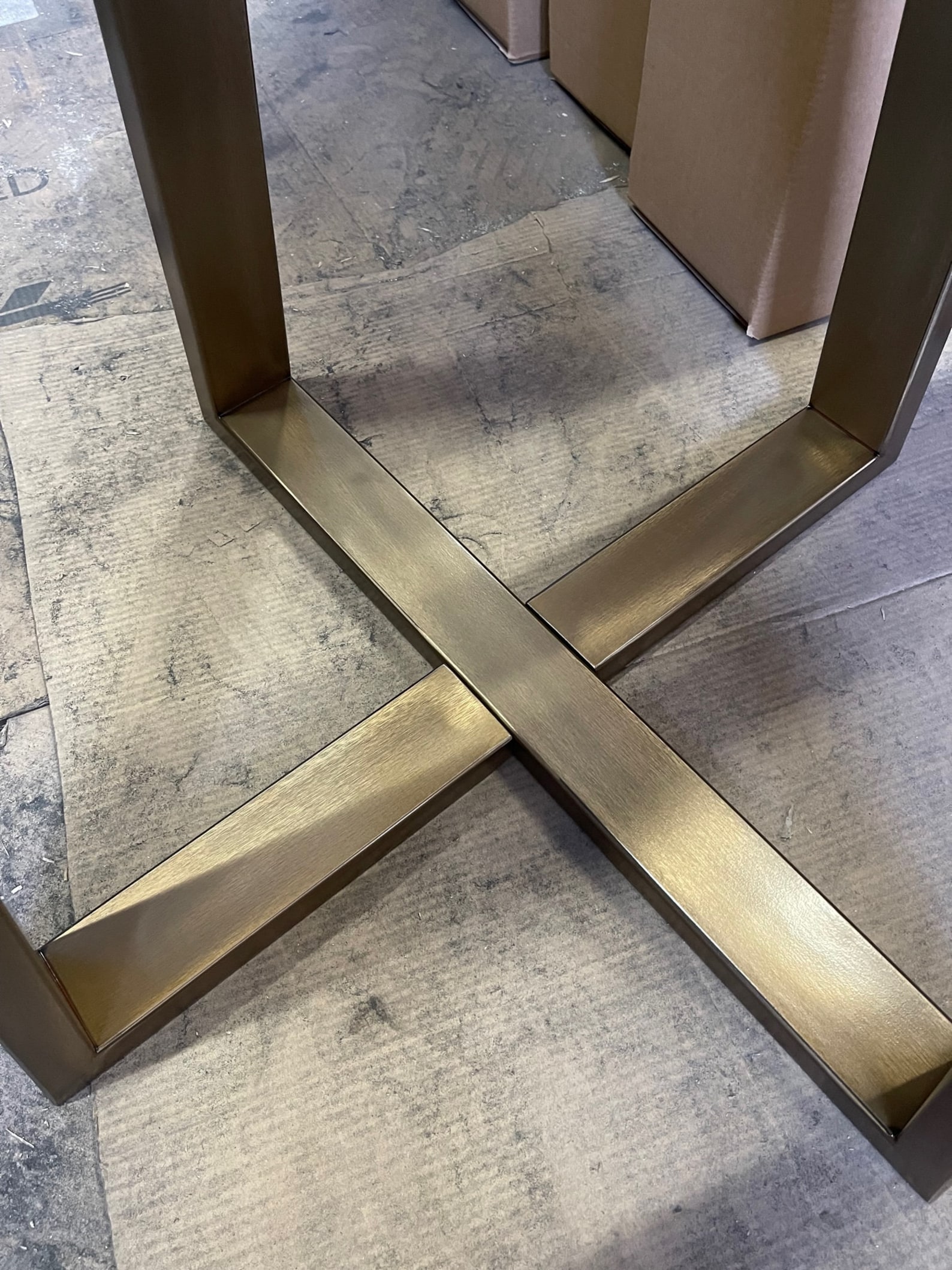 Dining Table Leg for ROUND Table Top, Industrial Style Table Base ...