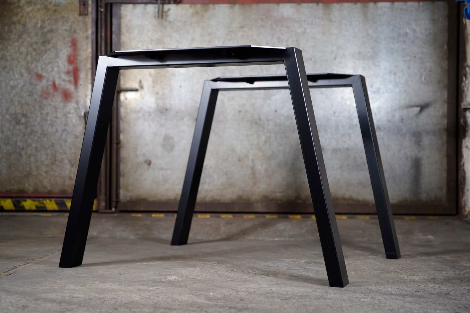 Heavy Table Legs 80x40mm Steel. Metal Dining Table Legs set - Etsy