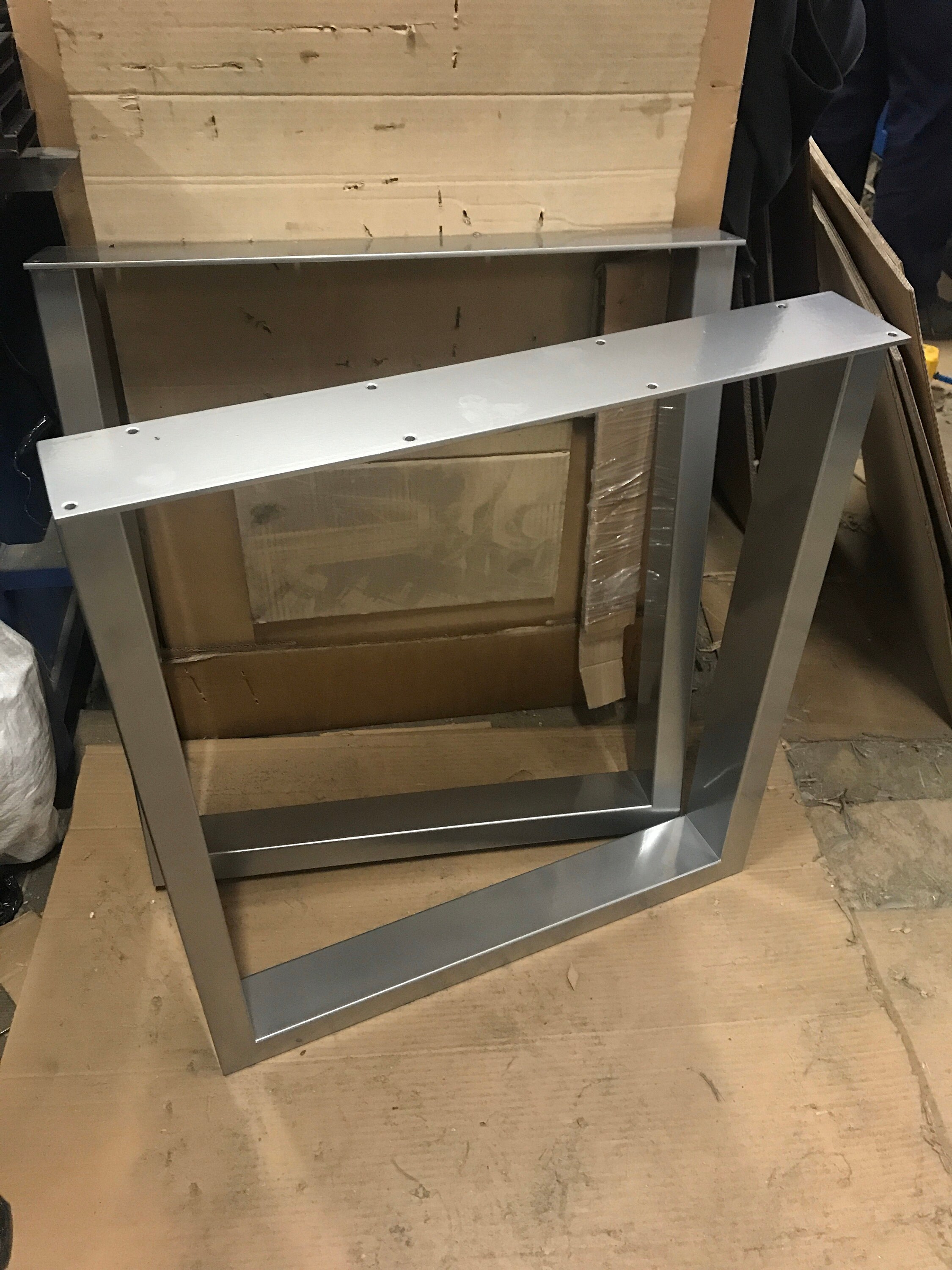 Metal table legs Coffee Table Legs Square shape legs U | Etsy