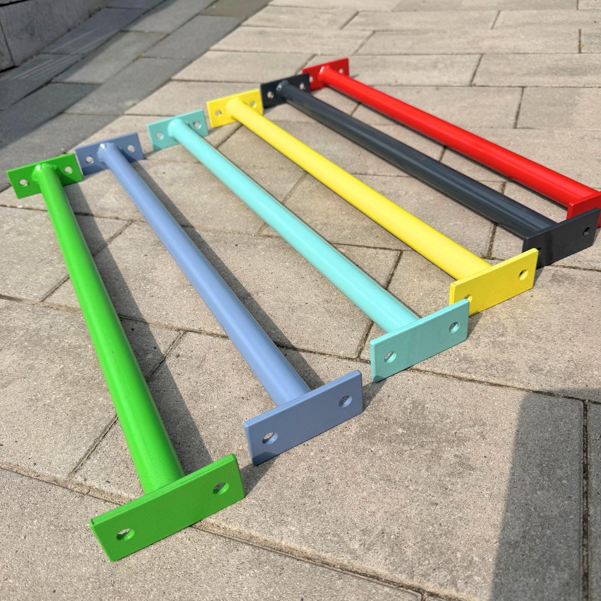 Outdoor Metal Monkey Bars, Kids Outdoor Play Equipment, Climbing Ladder ...