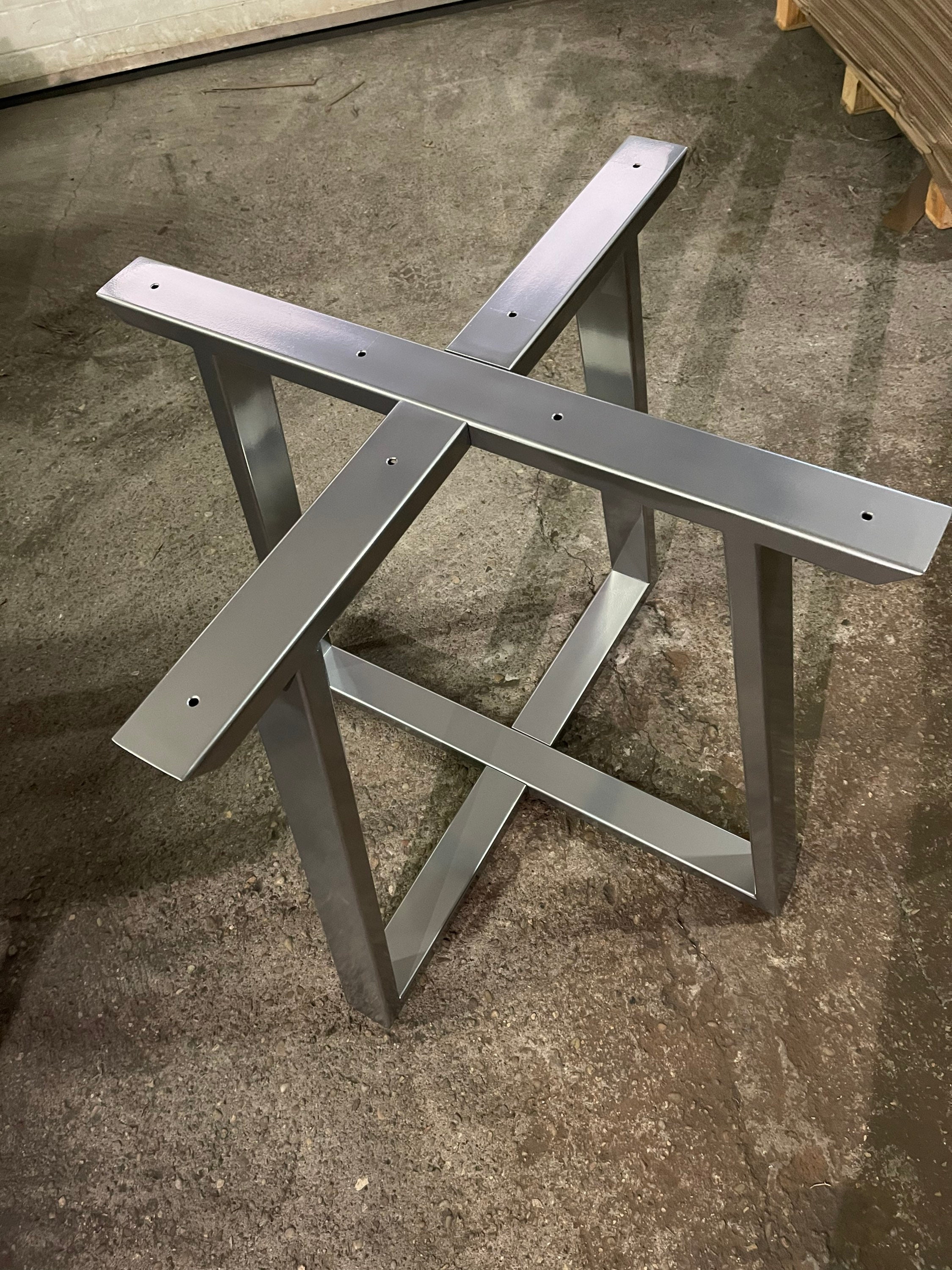 Metal Dining Table Base, Steel Kitchen Table Legs, Dining Table ...