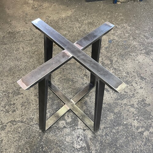 Dining Table Leg for ROUND Table Top Industrial Style Table - Etsy