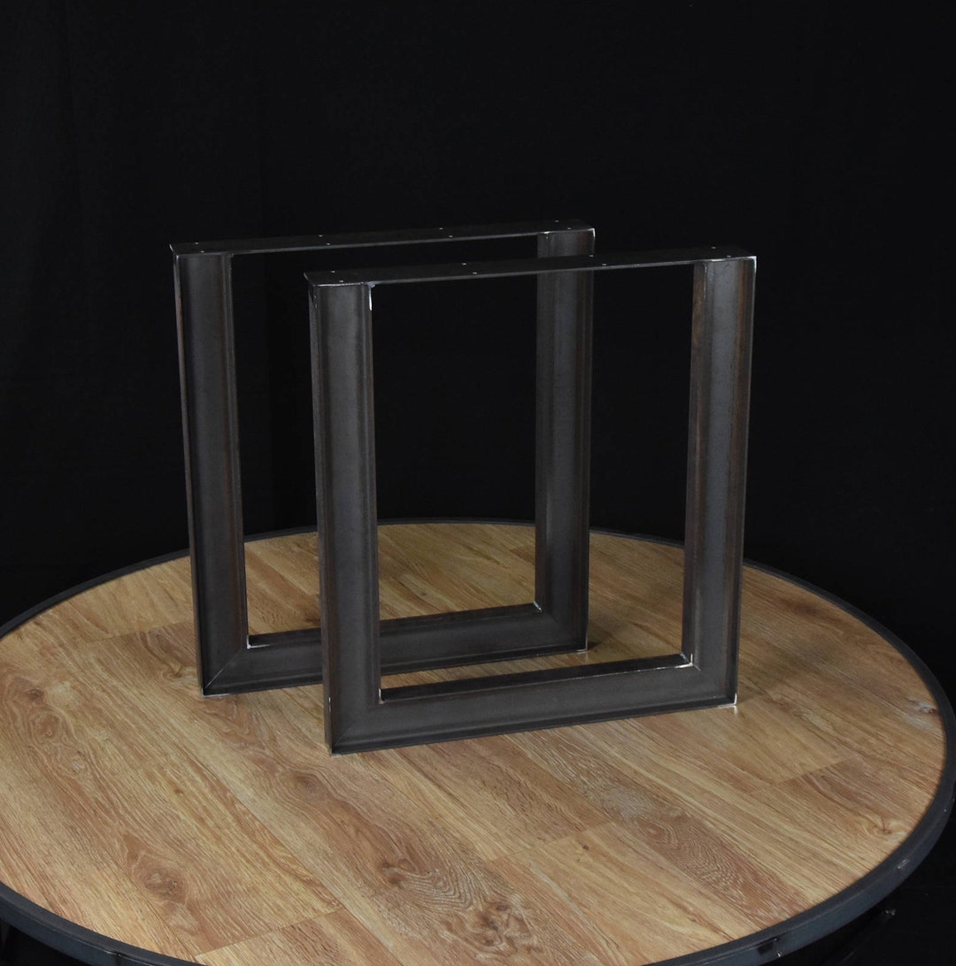 Metal Table Legs, Industrial Table Legs, U Shape Table Legs, Table Base ...