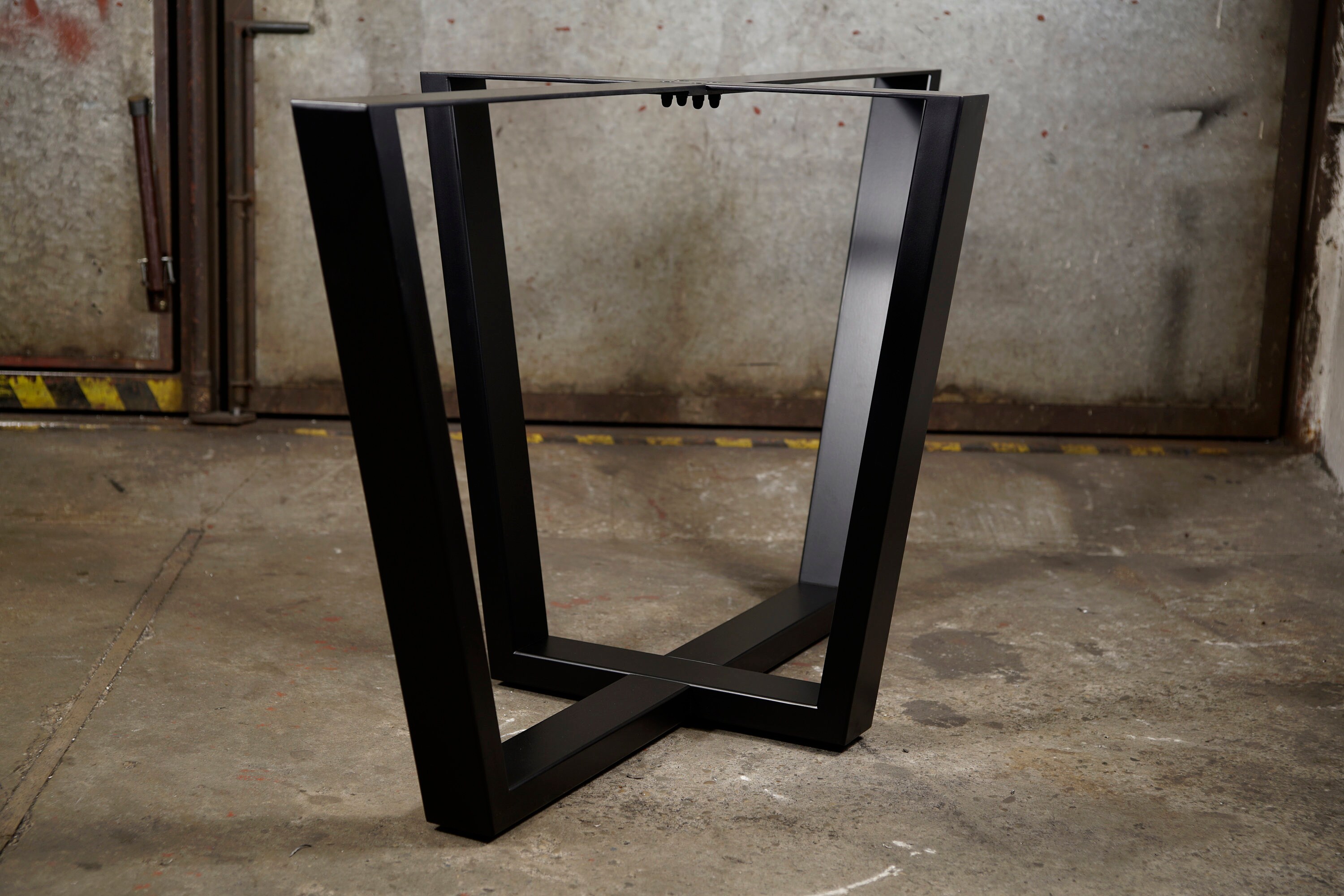 Modern Metal Dining Table Base, Steel Table Base Perfect for Wood Top ...