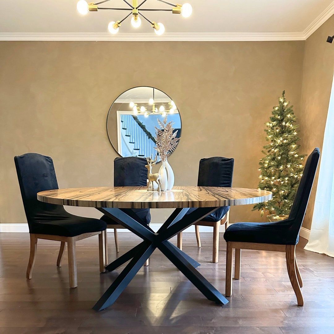 Metal Table Base, Round Dining Table Base, Metal Kitchen Table With ...