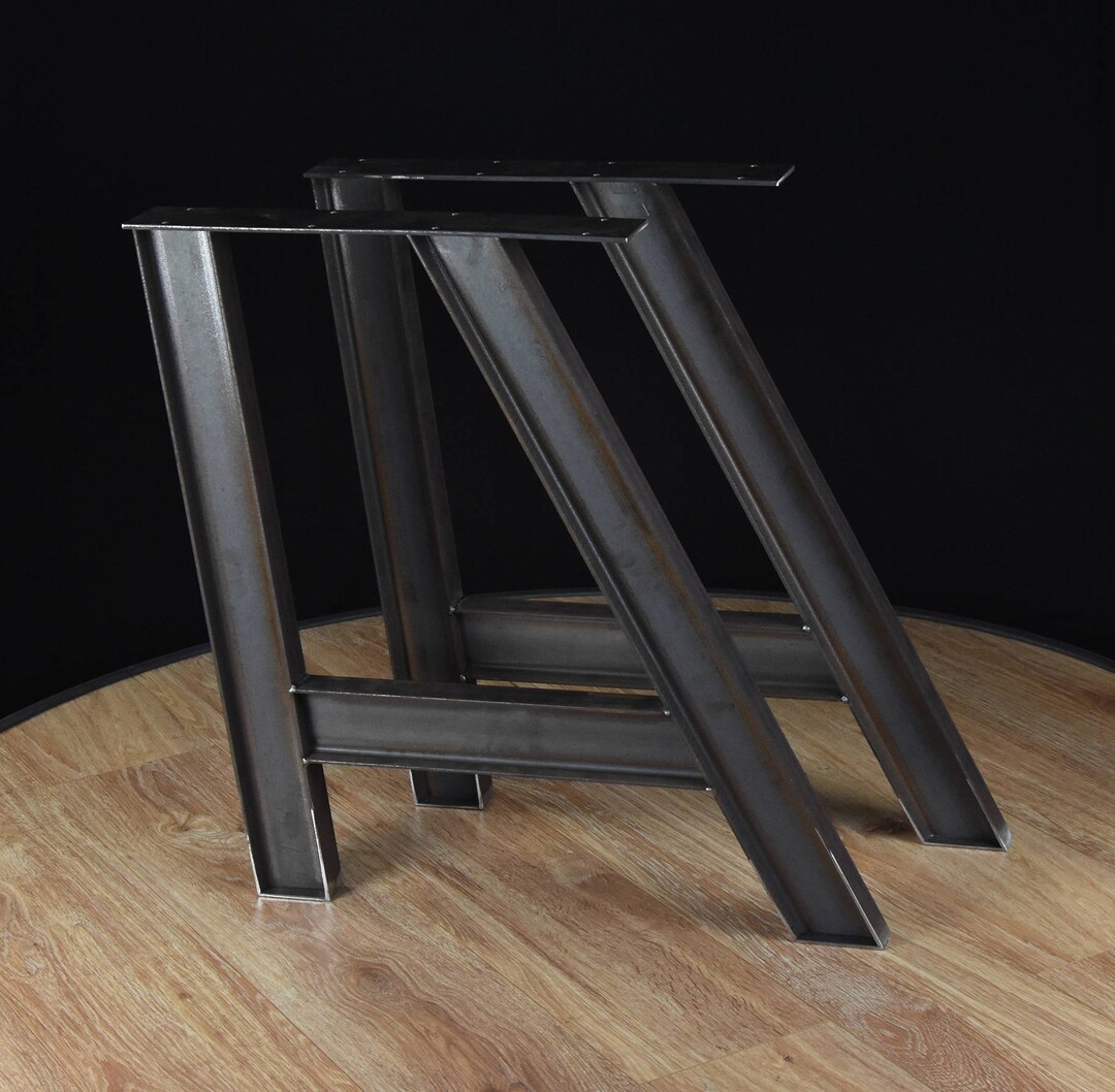 Metal Table Legs, A Shape Table Legs, Industrial Steel Table Legs , SET ...