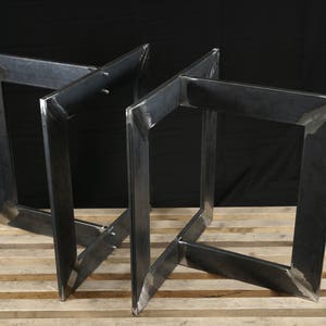 T Shape Table Legs, Industrial Table Legs, Dinning Table Legs, SET of 2 ...