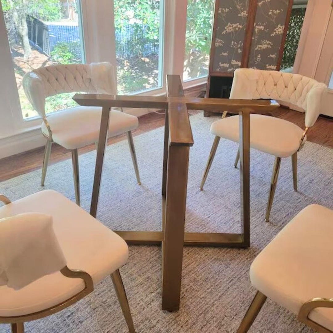 Modern Style Iron Dining Table Base, Kitchen Table Base for Round Table ...