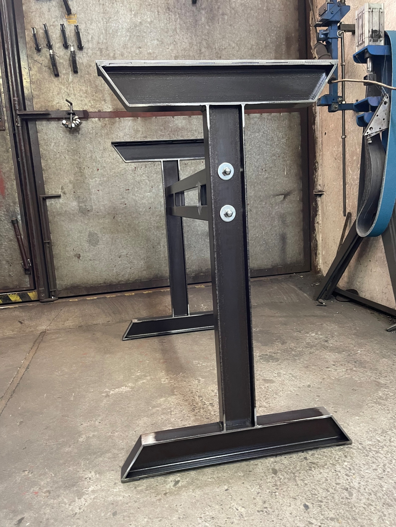 Modern Desk Legs Metal Table Legs set of 2 Pcs DIY Steel - Etsy