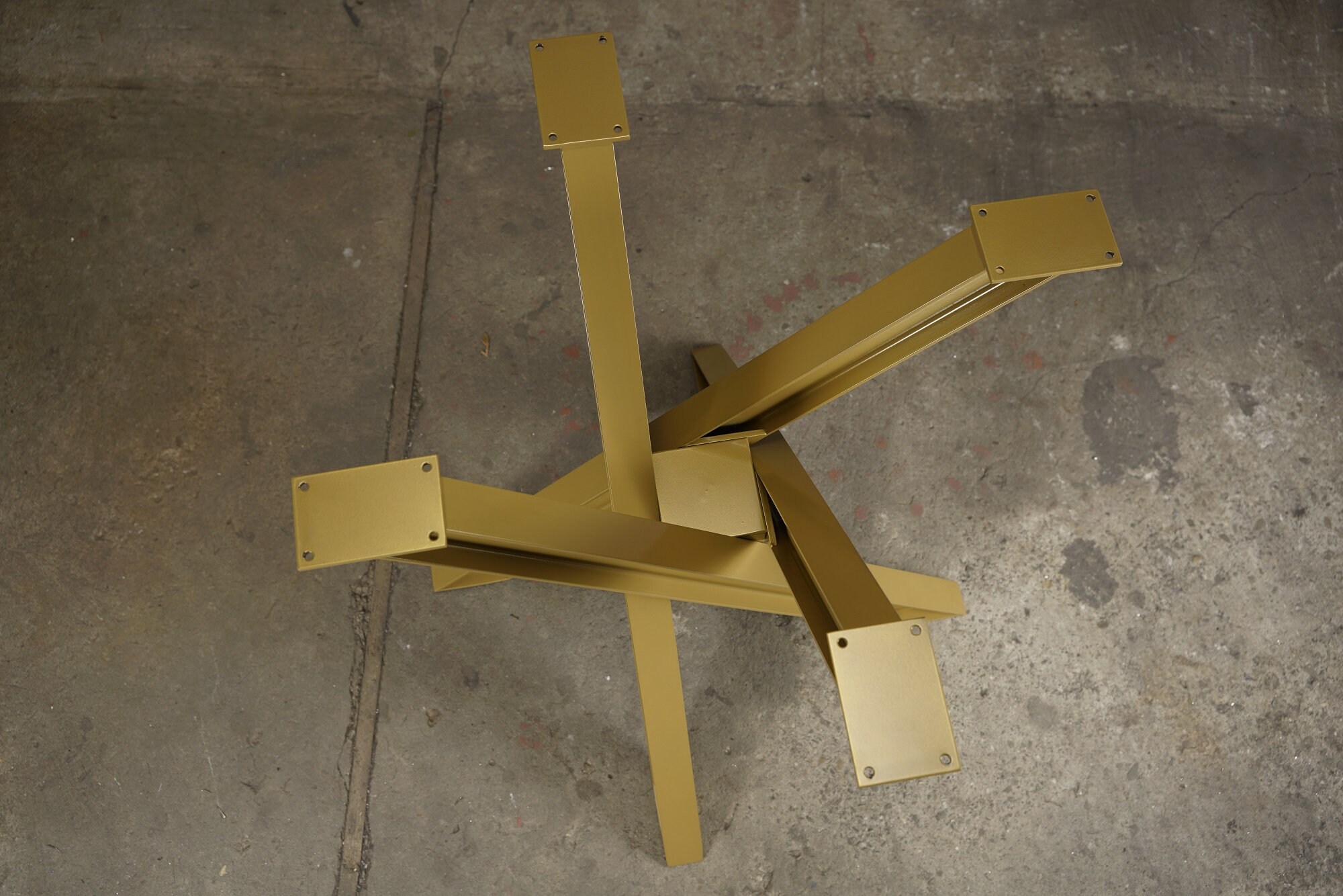 Metal Table Base, Dining Table, Iron Base, Industrial Table Base ...