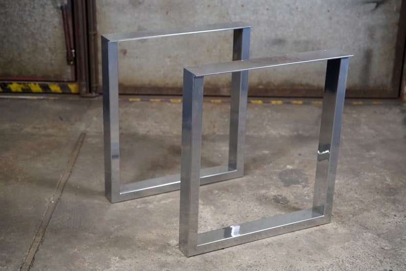 Metal Table Legs Coffee Table Legs Square Shape Legs U - Etsy