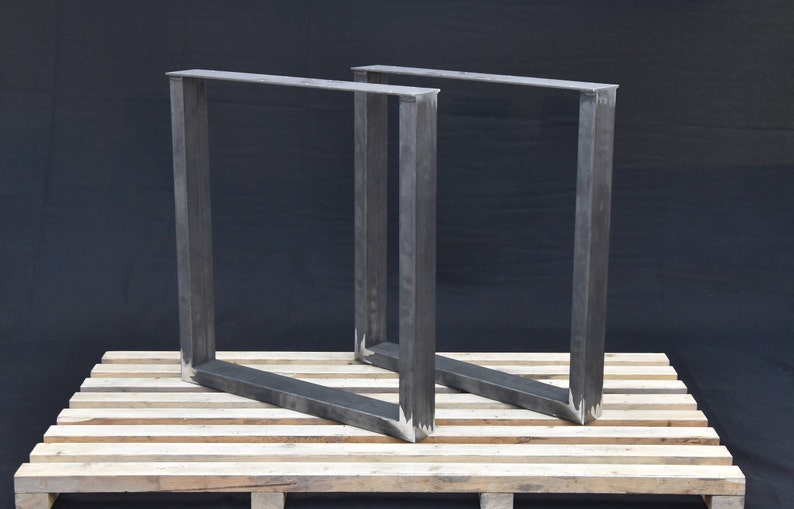 Metal Table Legs Coffee Table Legs Square Shape Legs U - Etsy