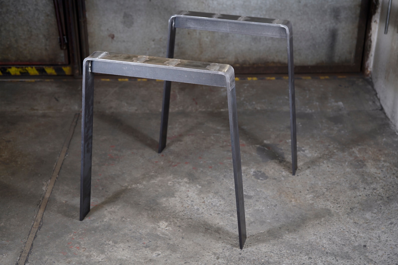 Iron Legs for Live Edge Metal Dining Table Legs set of 2. | Etsy