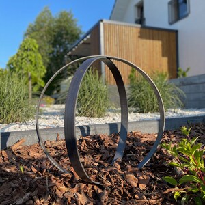 House Outside Entry Sculpture, Garden Metal Art, Yard Art, Metal Rustic ...