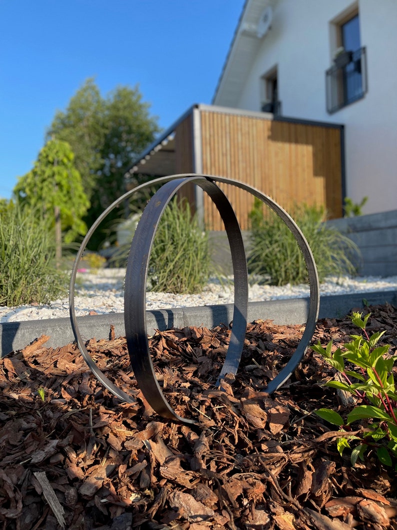 House Outside Entry Sculpture, Garden Metal Art, Yard Art, Metal Rustic ...