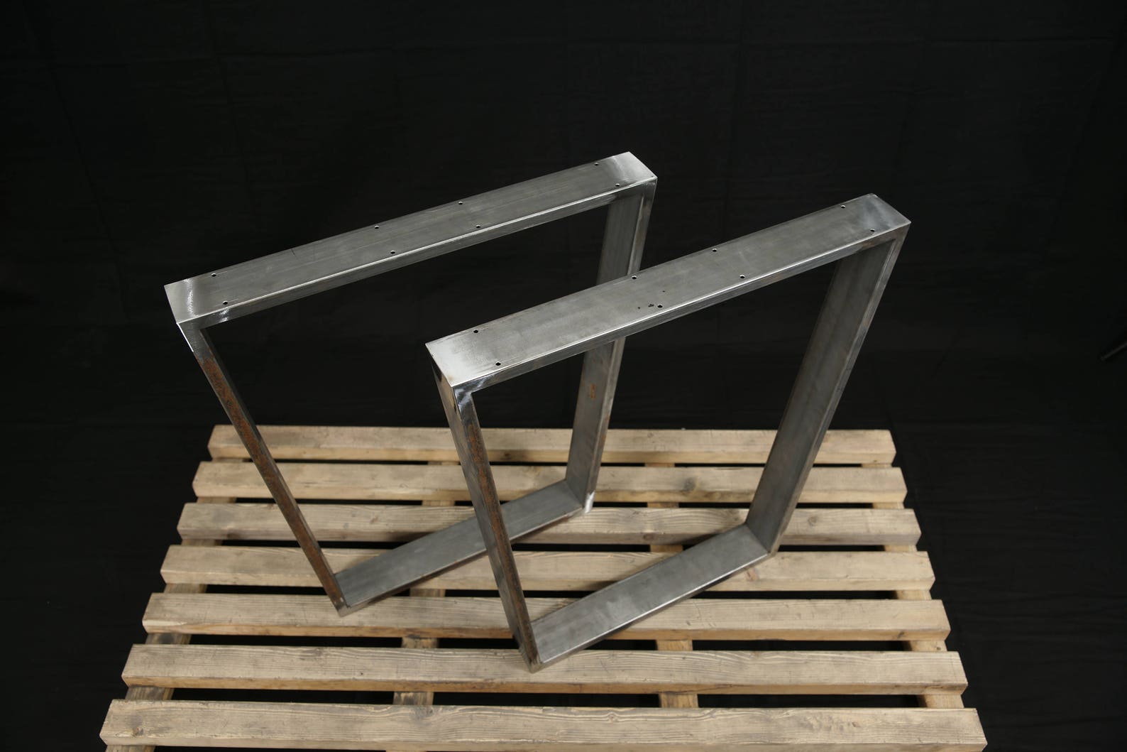Steel Table Legs Trapezoid Table Legs Kitchen Table Legs - Etsy