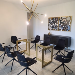 T Shape Table Legs, Industrial Table Legs, Dinning Table Legs, SET of 2 ...