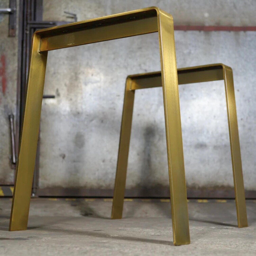 Modern Desk Legs, Gold Side Table Legs, Metal Dining Table Legs ...