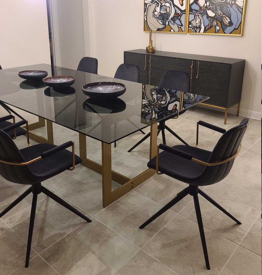 T Shape Table Legs, Industrial Table Legs, Dinning Table Legs, SET of 2 ...