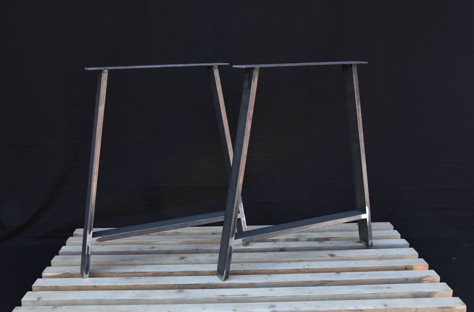 Metal Table Legs A Shape Legs Steel Bench Legs Coffee - Etsy UK
