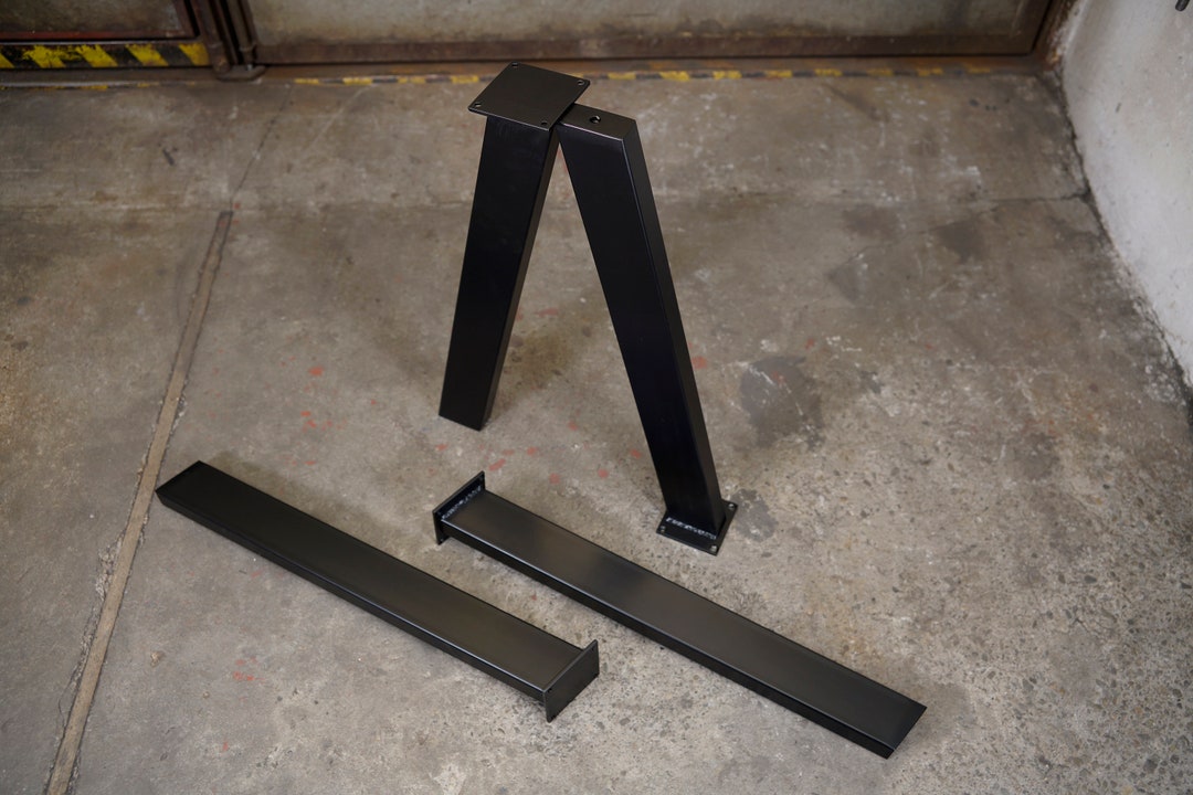 Metal Dining Table Legs (set of 4 Legs).4x Steel Table Legs. Industrial ...