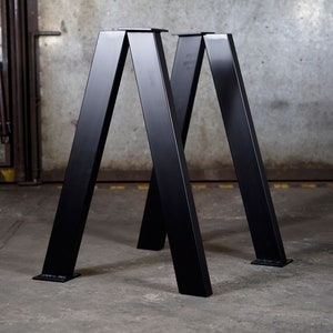 Metal Dining Table Legs (set of 4 Legs).4x Steel Table Legs. Industrial ...
