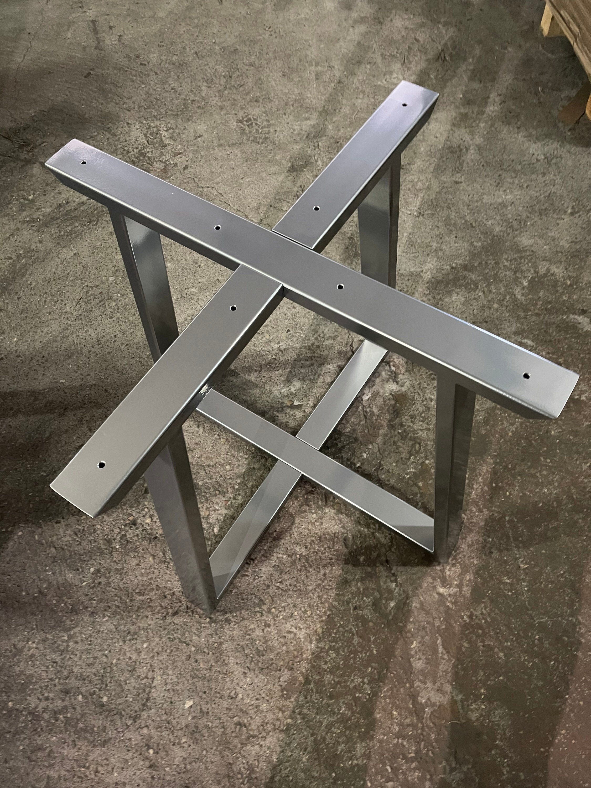 Metal Dining Table Base, Steel Kitchen Table Legs, Dining Table ...