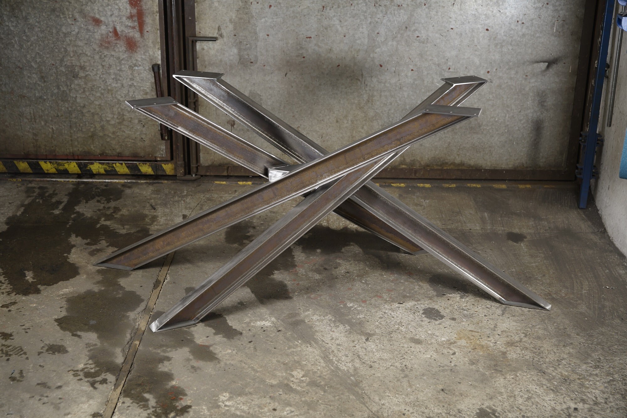 Metal Table Base, Dining Table, Iron Base, Industrial Table Base ...