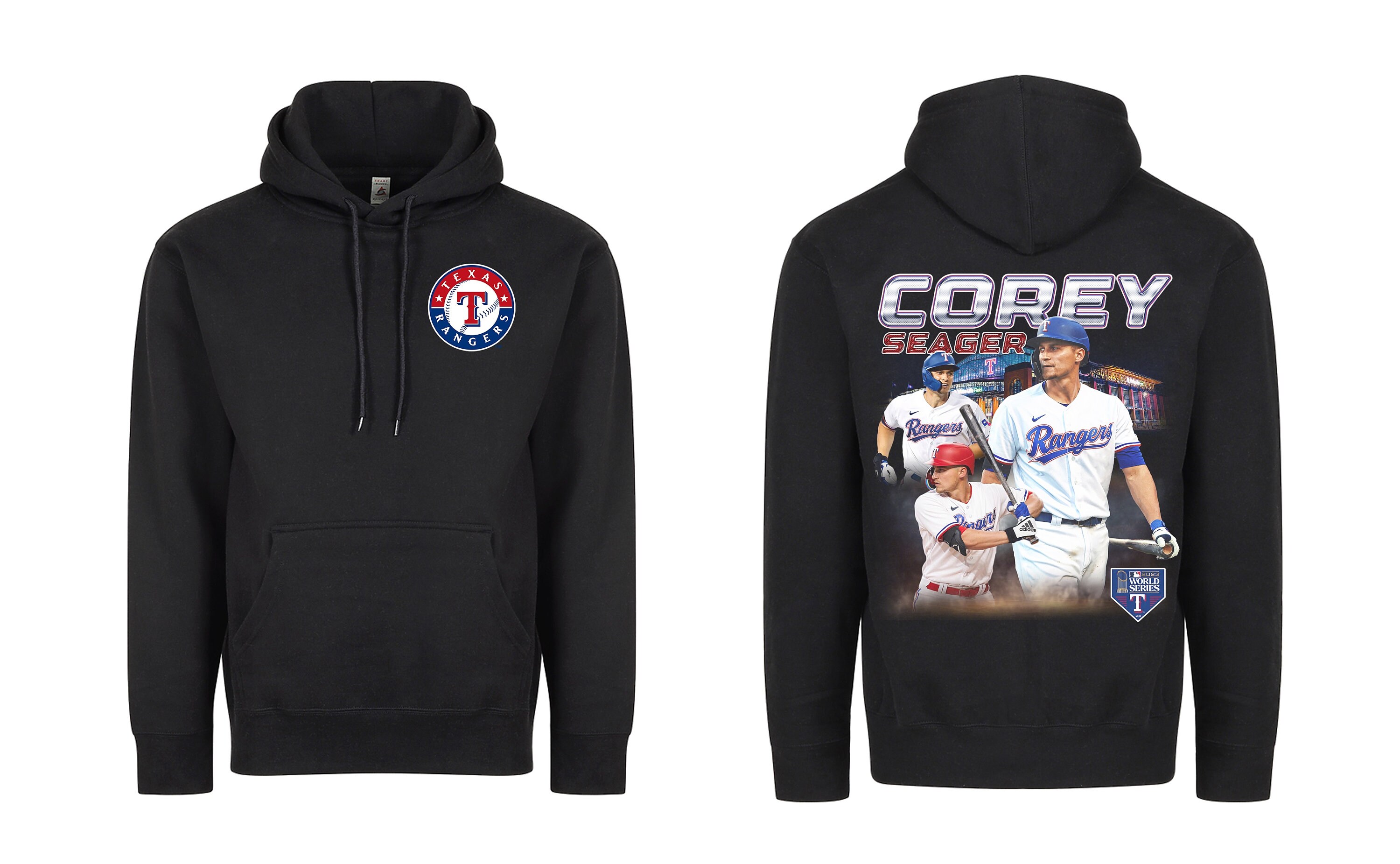 World Series Hoodie Corey Seager - Etsy