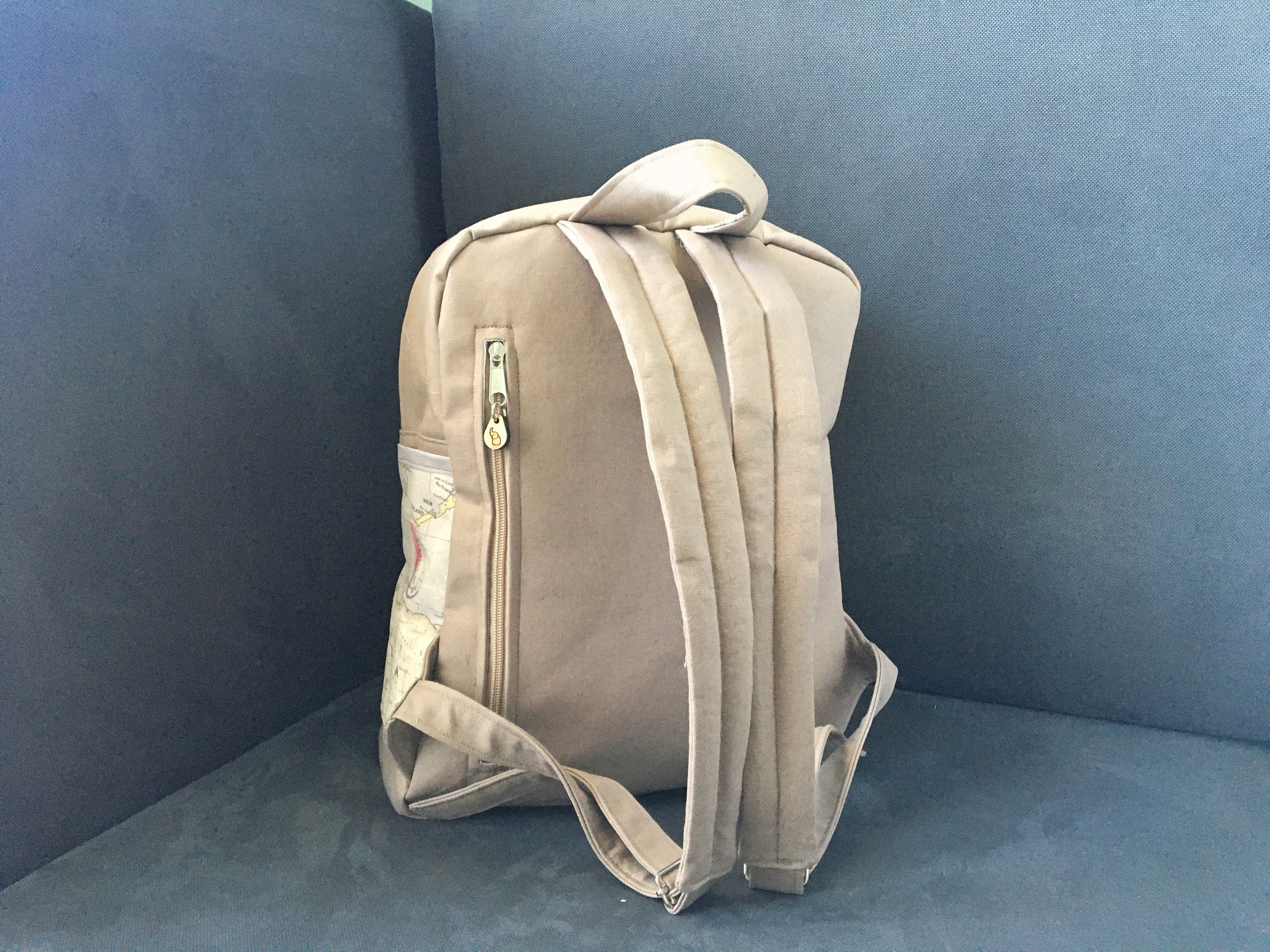 World Map With Countries. World Map Backpack. Earth Map Print Bag ...