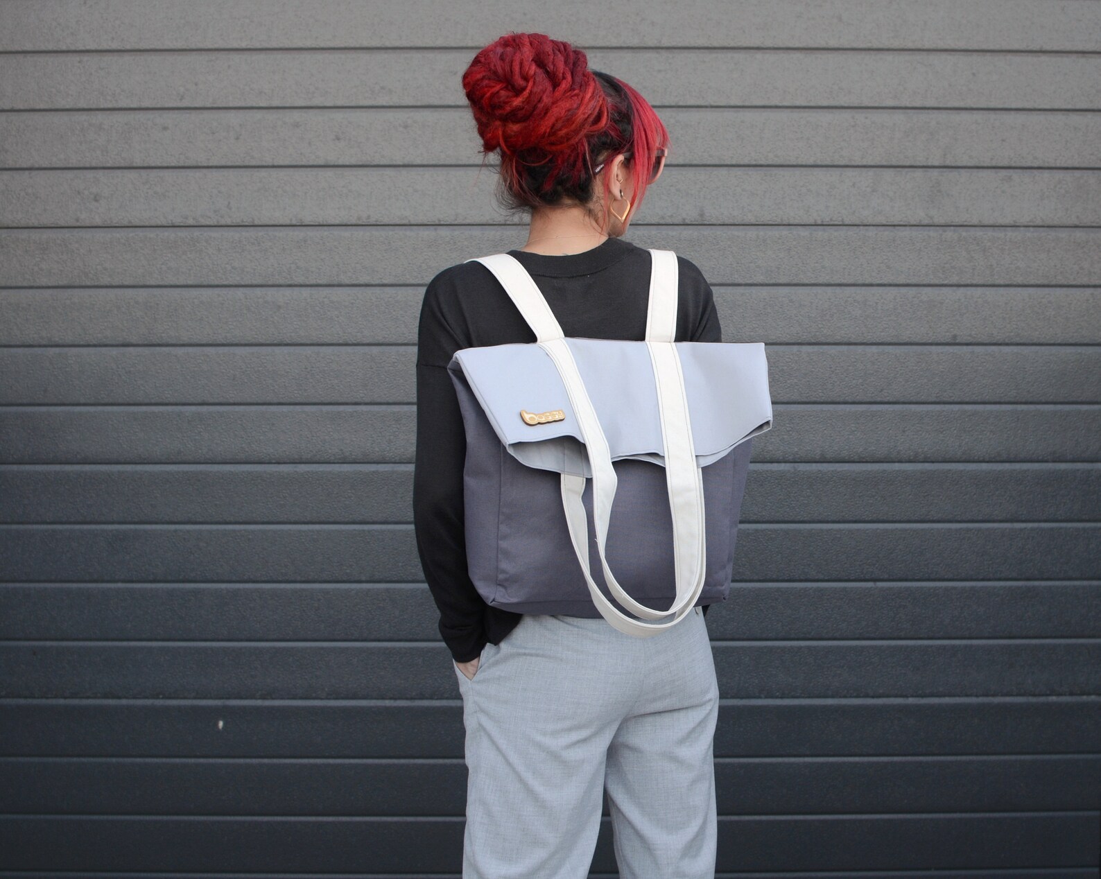 Large Tote Bag Tote Bag Backpack Large Backpack Canvas Tote - Etsy