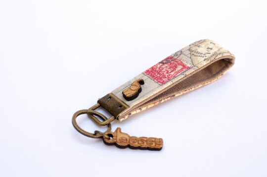 Map Keychain. World Map Key Chain. Map Key Fob. Travel Agent - Etsy