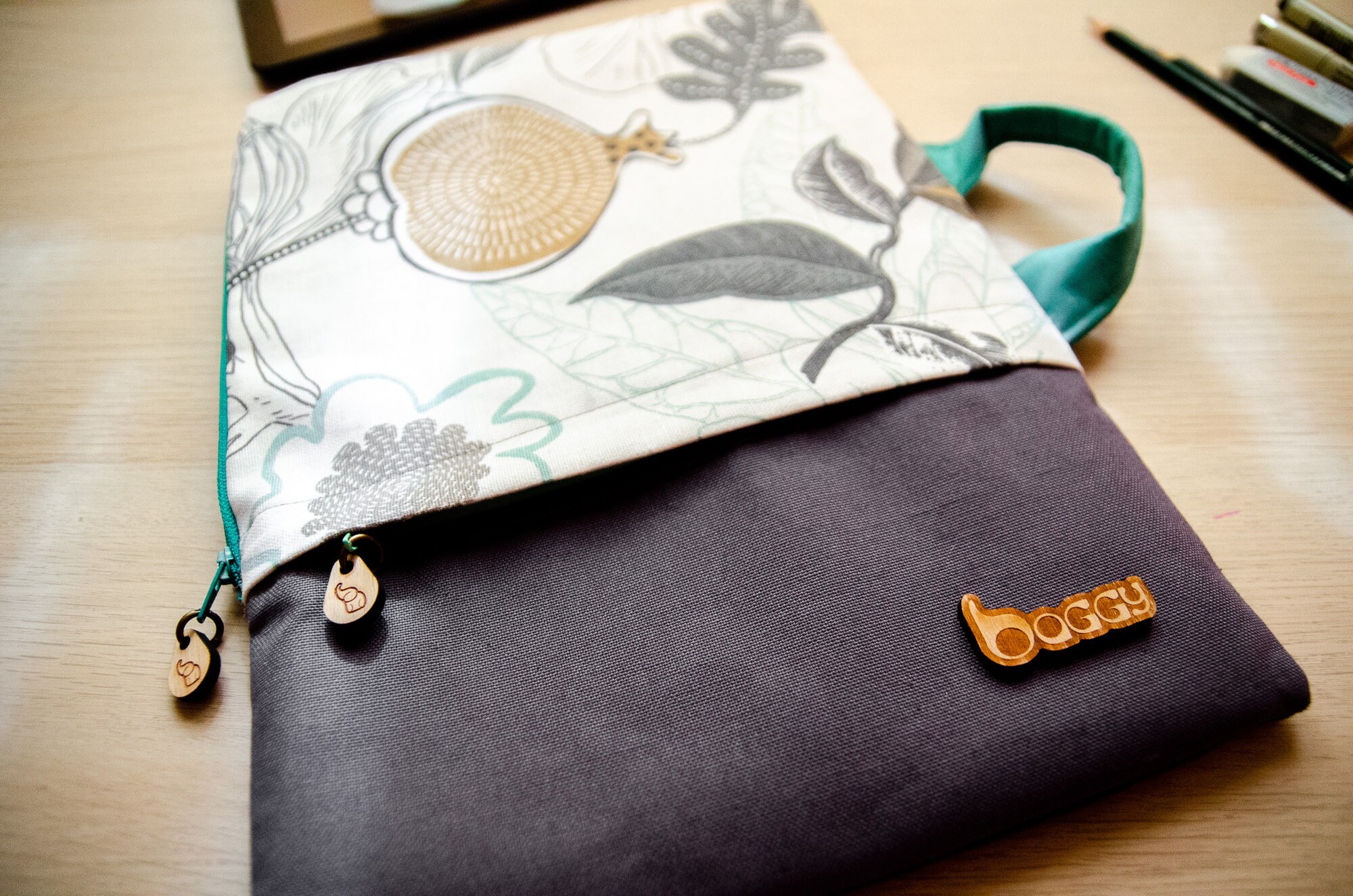 Zippered Portfolio. A4 Document Folder Case. Tablet Holder With ...