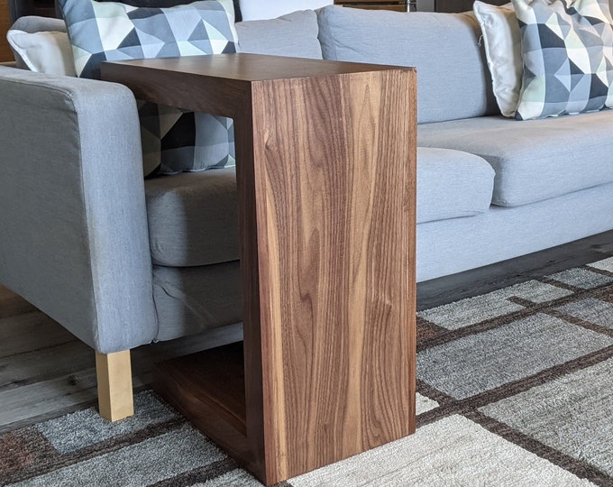 Rustic Wooden Sofa Side Table: C - Etsy Canada