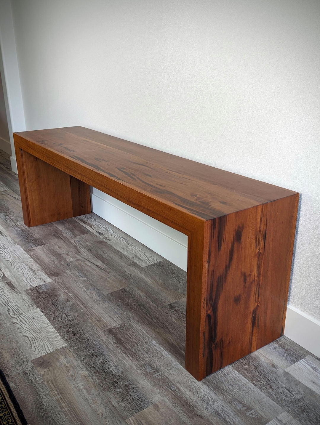 Modern Double Waterfall Console Table - Made From South American ...