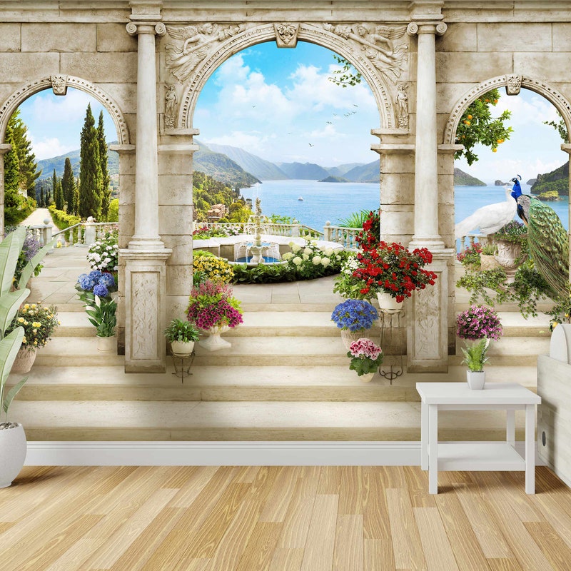 Gothic Architecture Mural - Etsy