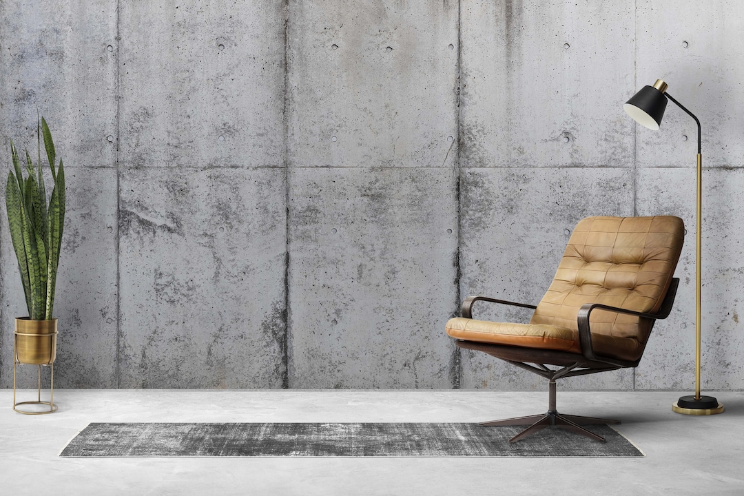 Concrete Slab Minimalist Wallpaper Plaster Texture Mural Removable ...
