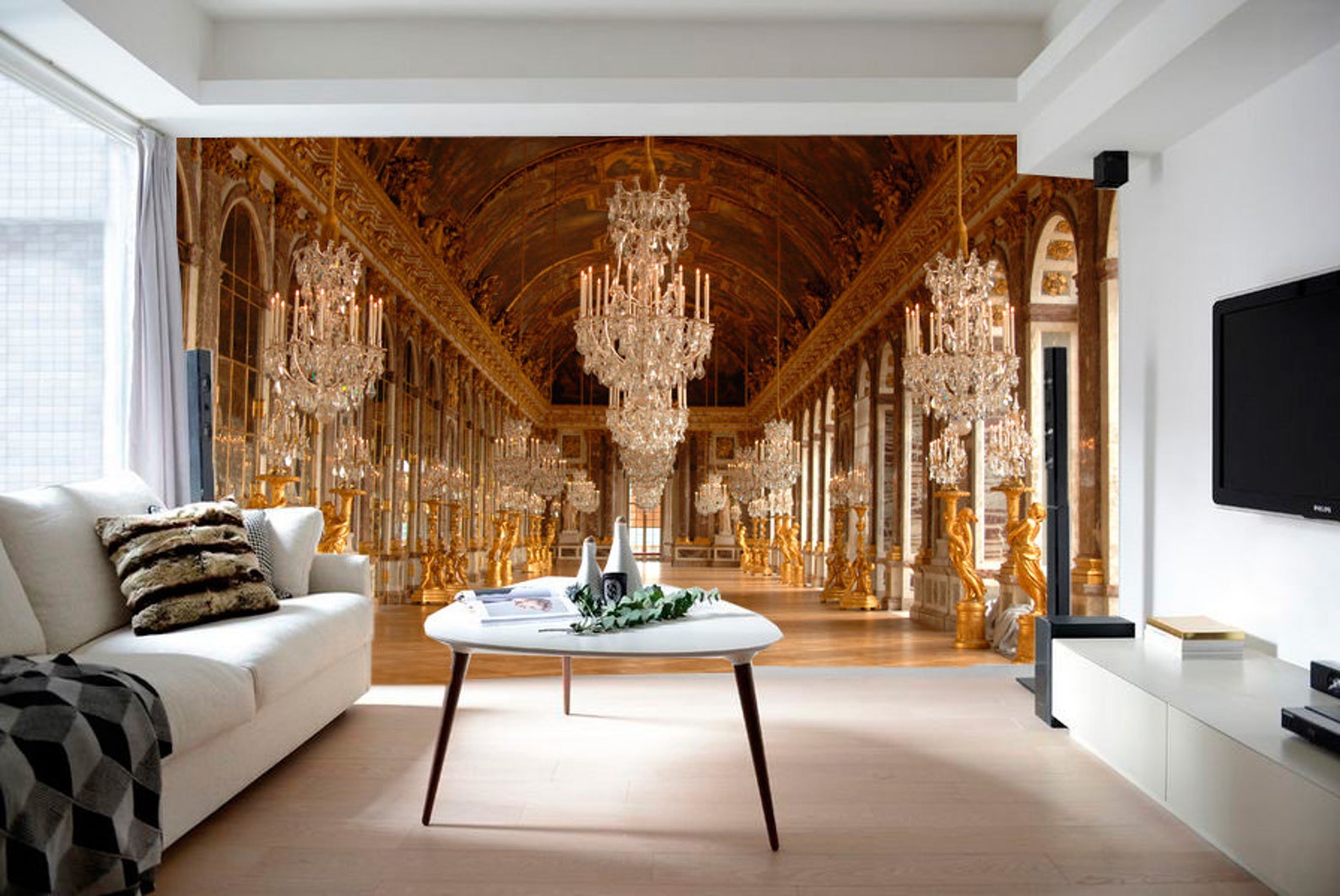 Palace of Versailles Wall Mural Palace of Versailles Panorama - Etsy Canada