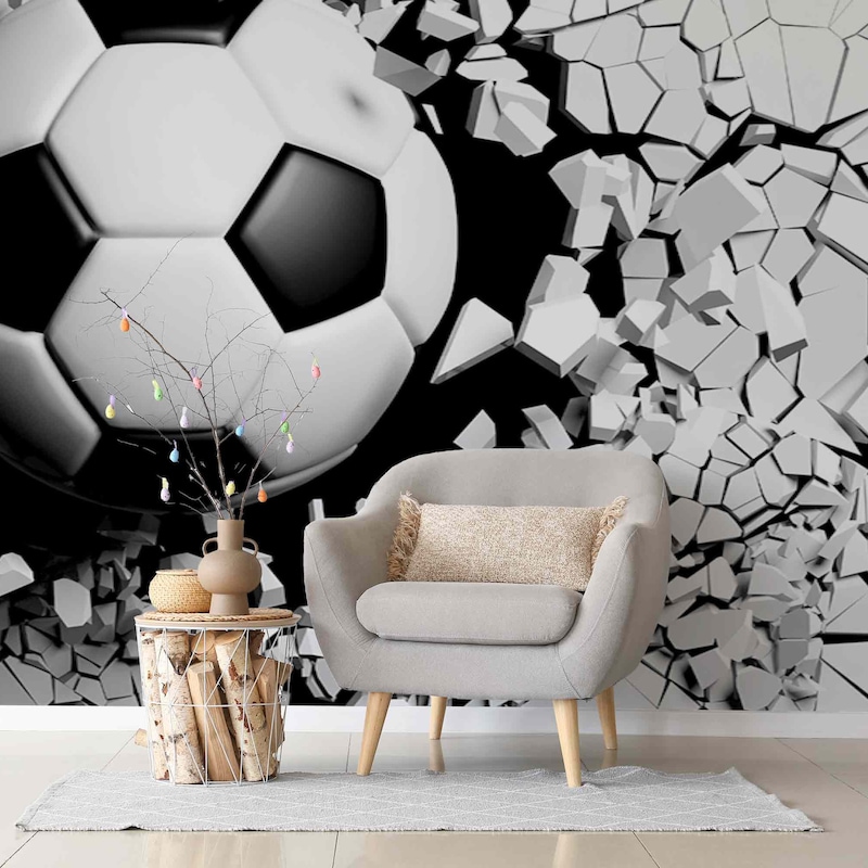 Football Mural - Etsy