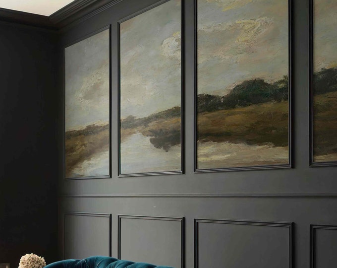 Toscania Landscape Premium Wallpaper, Scenic View Mural With Trees ...
