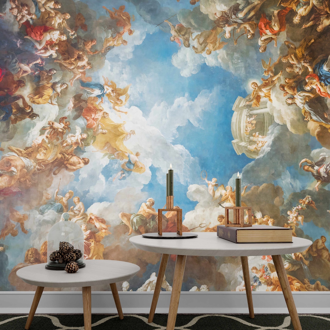Renaissance Large Wall Mural the Apotheosis of Hercules Removable ...