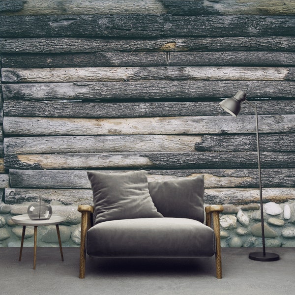 Wood Log Fabric - Etsy